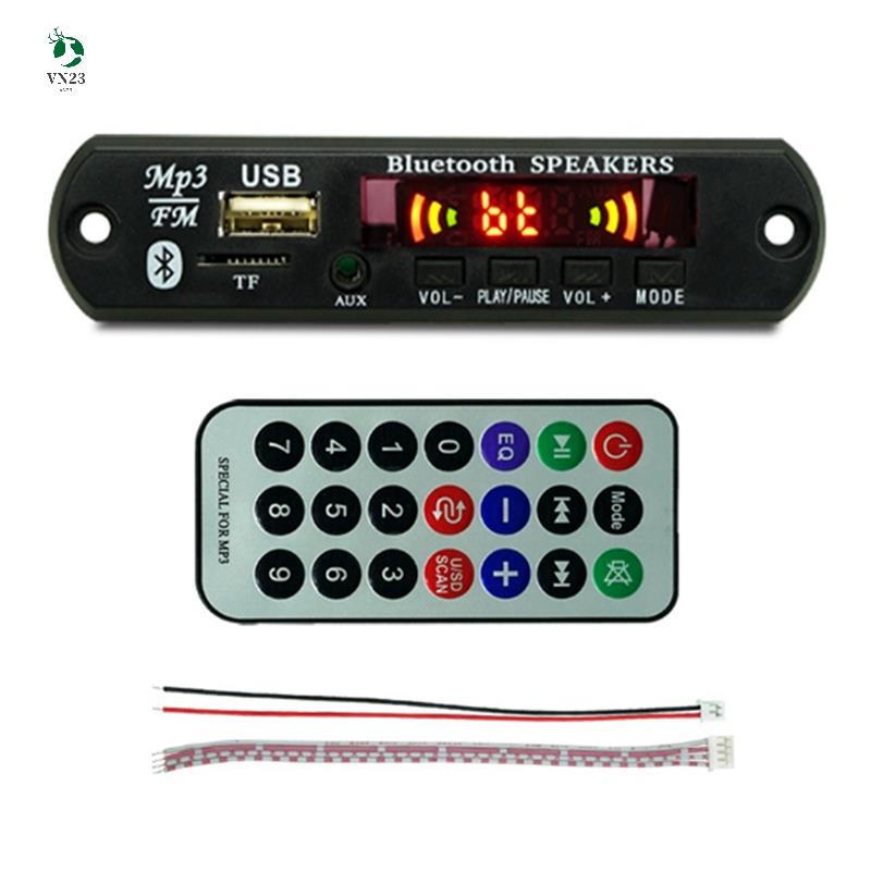 Usb mp3 module bluetooth 12v mp3 wma decoder board module âm thanh fm ...