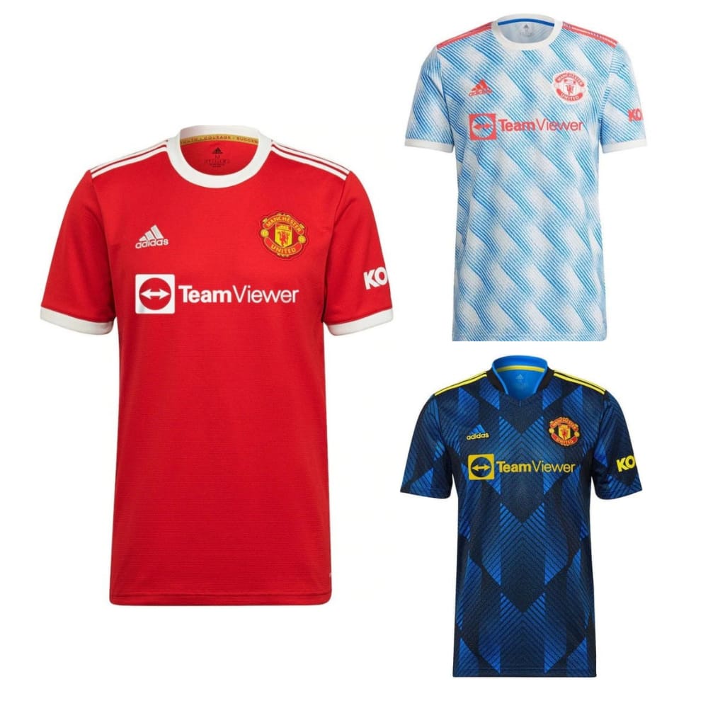 (Mới) Manchester United MU Home Away Bộ 3D Jersey 2021 / 2022 | Shopee ...