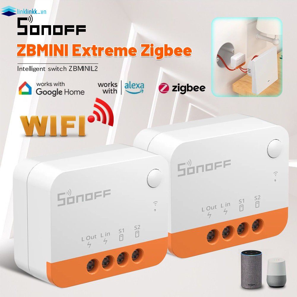 Thiết Bị Sonoff Không Dây Điều Khiển Giọng Nói 2 Chiều Zbmini-L2 zigbee ...