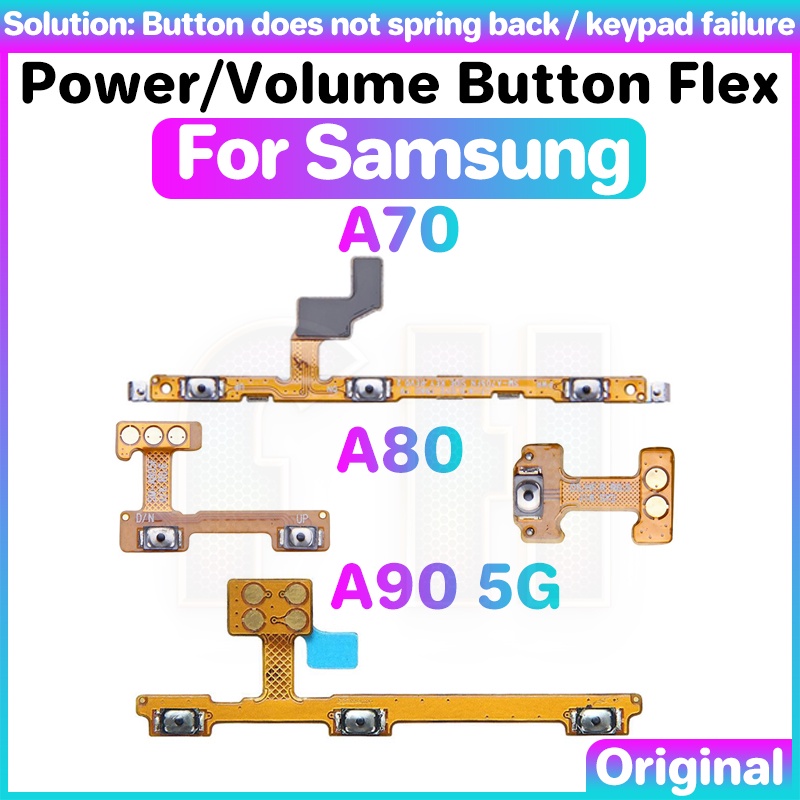 Nút âm lượng nguồn linh hoạt cho samsung galaxy a70 a80 a90 5g bật tắt ...