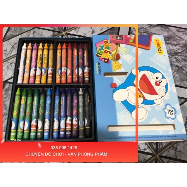 Sáp 24 màu Doremon _DCPT | Shopee Việt Nam