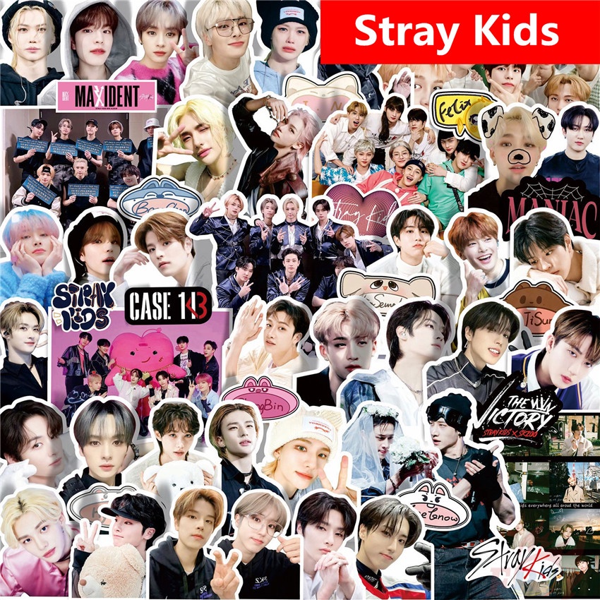 60Pcs/Set Stray Kids . ♬ Music Album MAXIDENT Series 01 Stickers ...