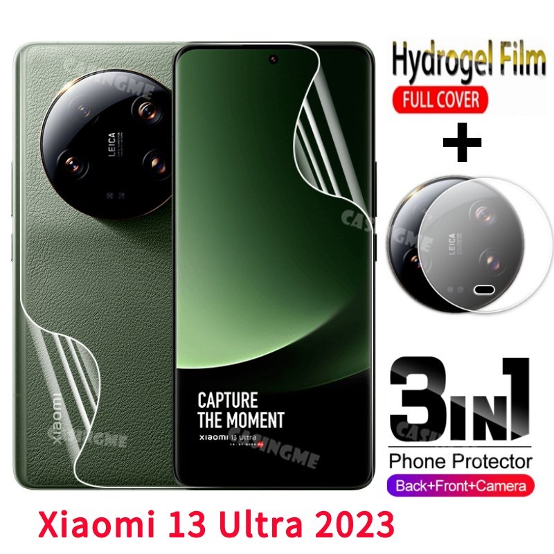 XIAOMI Kính Cường Lực Hydrogel Mềm 3 Trong 1 Bảo Vệ Camera Sau Cho Xiaomi13Ultra 13 12 13Ultra ...