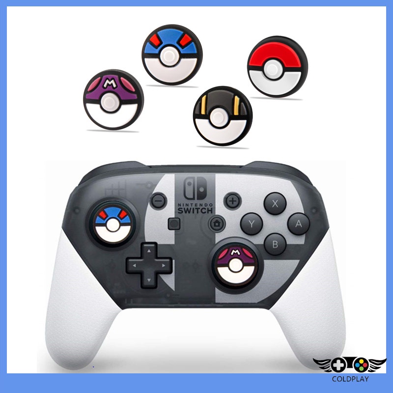 4pcs Pokemon Scarlet and Violet Silicone Analog Thumb Stick Grip Caps ...