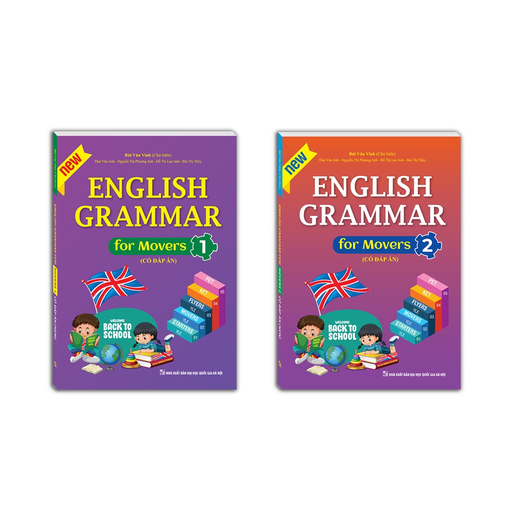 Sách - Combo 2 cuốn - English grammar for Movers (có đáp án) | Shopee ...