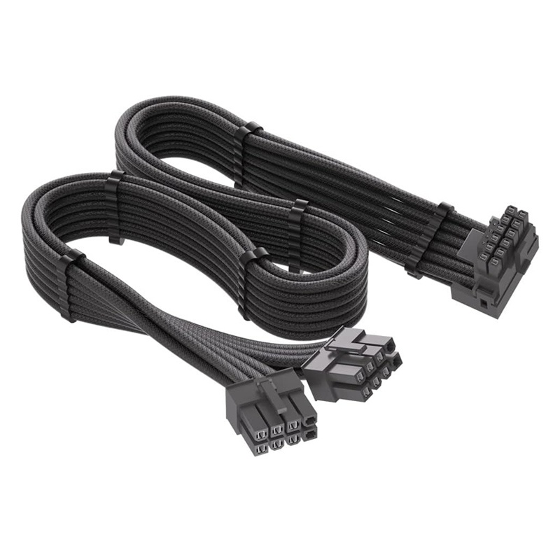Dây Cáp Nguồn PCIE 5.0 12VHPWR Dual 8Pin Male Sang 16pin (12 + 4p) GPU ...