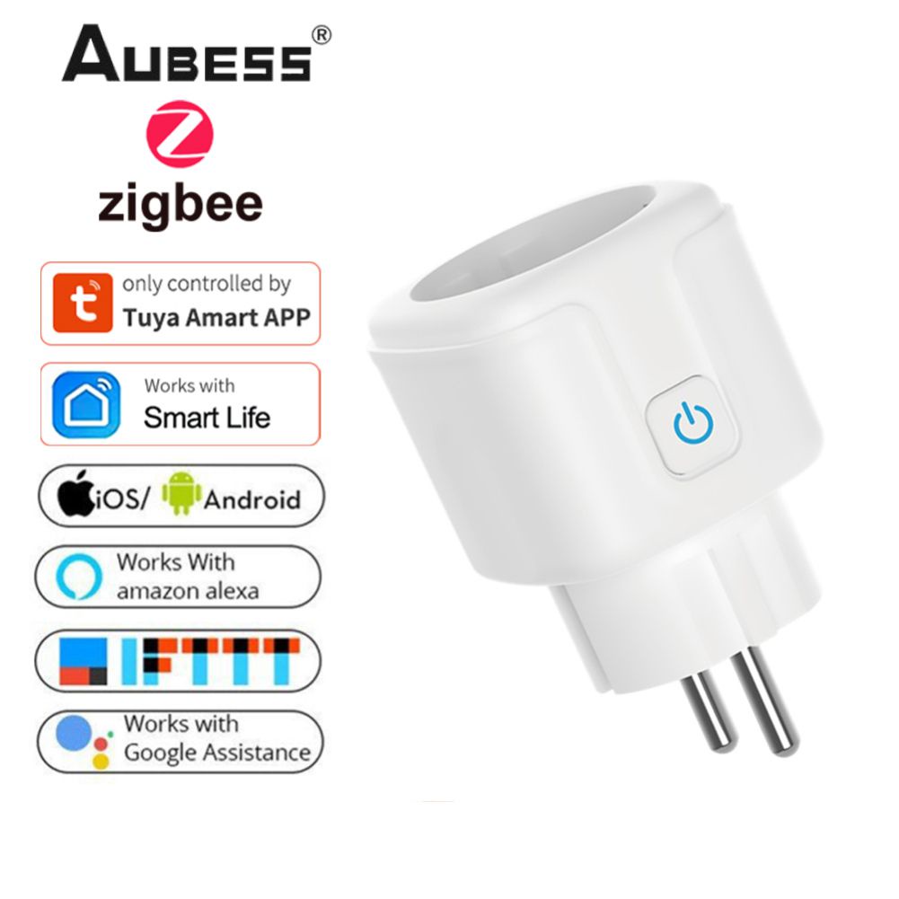 Aubess Aubess Ổ Cắm Zigbee Thông Minh Phích Cắm Thông Minh Eu Công Suất Cao 20a Điều Khiển Từ Xa ...