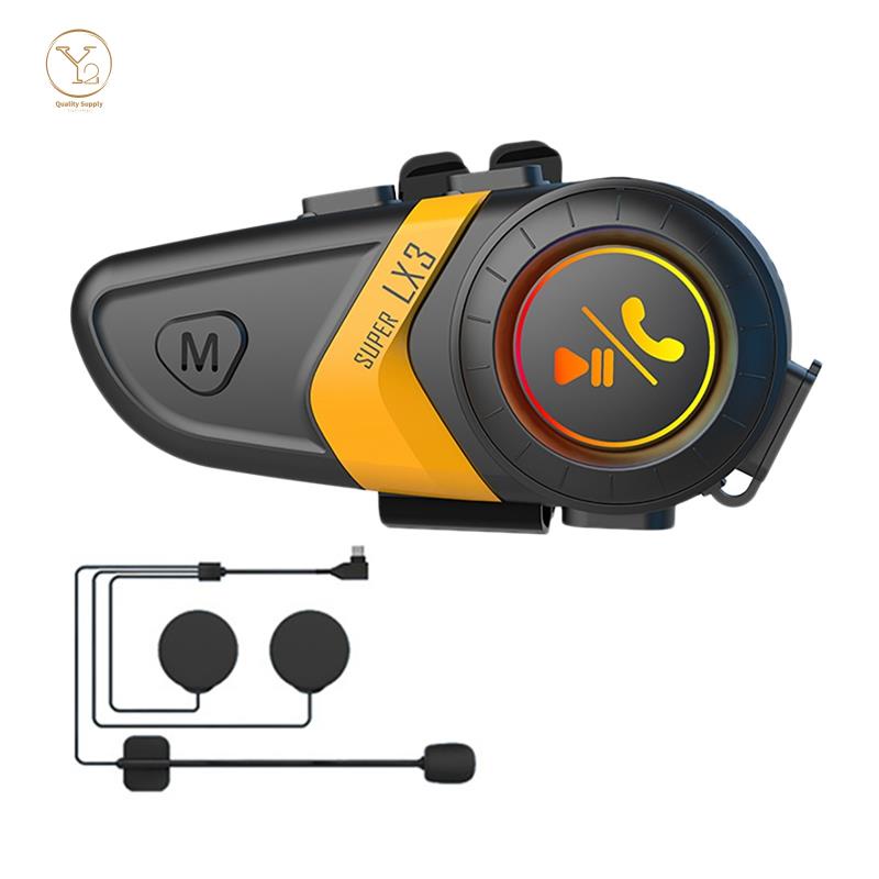 Tai Nghe Bluetooth 5.0 LX3 1200MAH Gắn Mũ Bảo Hiểm Xe Mô Tô | Shopee ...