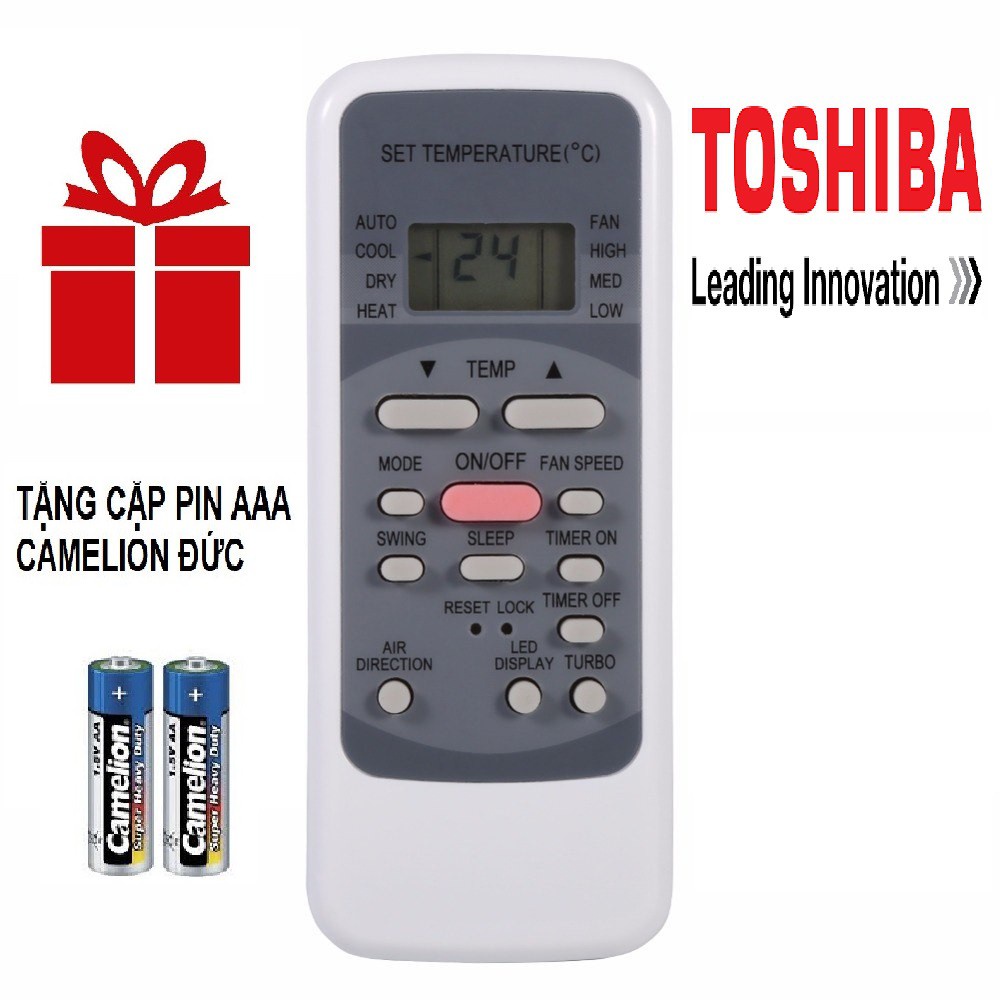 REMOTE MÁY LẠNH TOSHIBA R51M/E - ĐIỀU KHIỂN ĐIỀU HÒA TOSHIBA R51M/E | Shopee Việt Nam