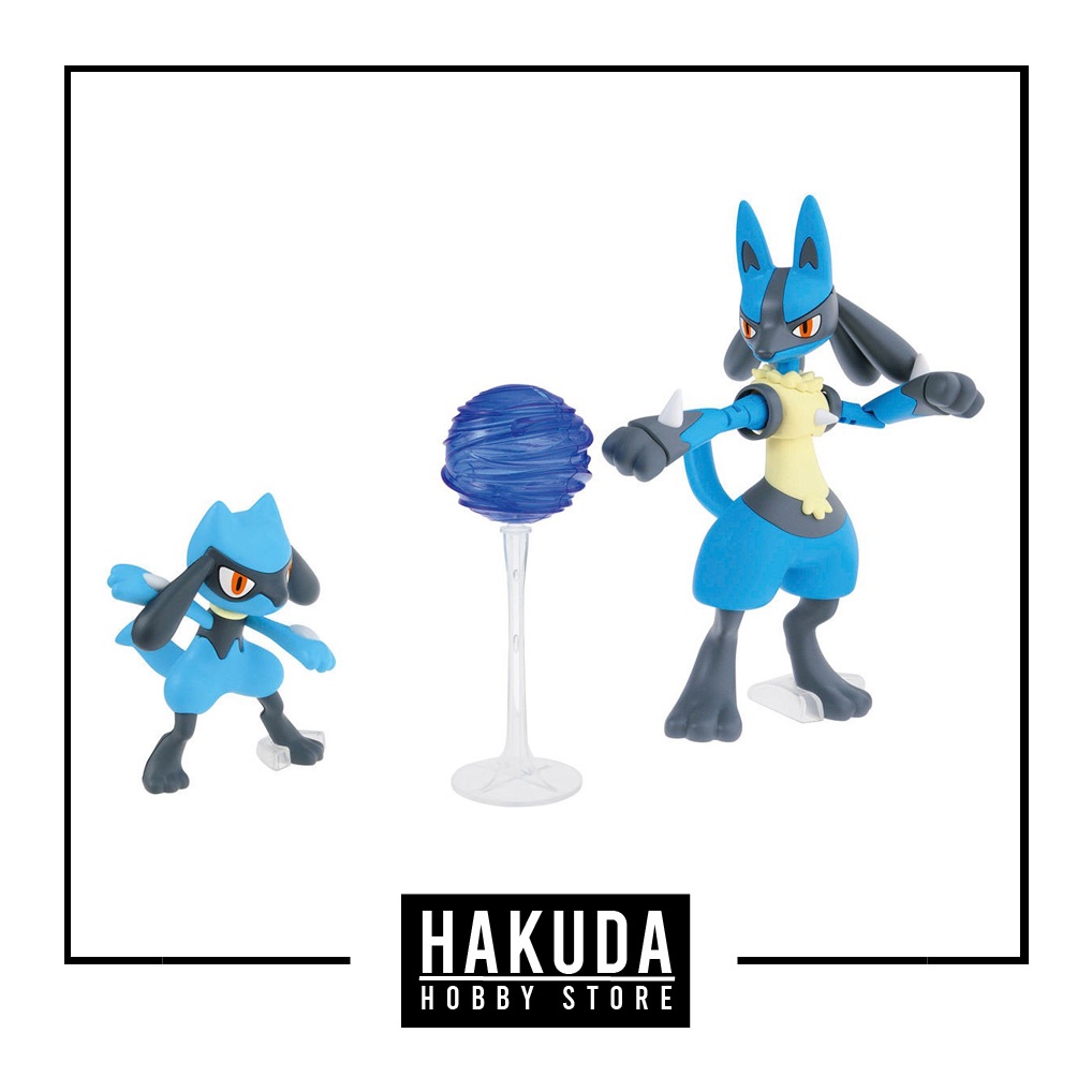 Mô hình Pokemon Plamo Collection 44 Riolu & Lucario (Select Series ...