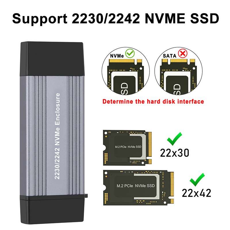 Nvme case ssd m2 bộ chuyển đổi nvme vỏ ngoài nvme m / m + b phím sang ...