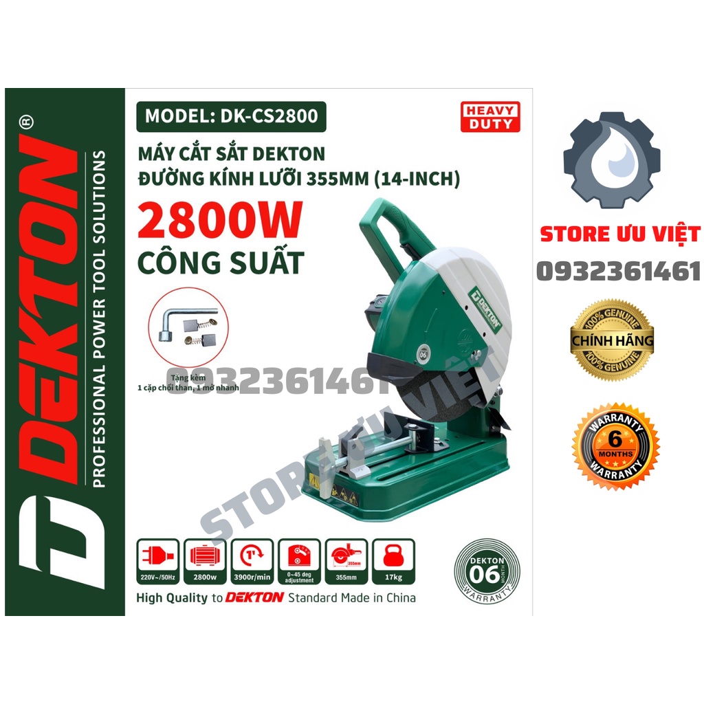 MÁY CẮT SẮT 355MM DEKTON DK CS 2800W CHÍNH HÃNG CỰC MẠNH GIÁ TỐT | Shopee Việt Nam
