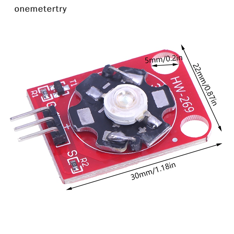Mô Đun Đèn LED Công Suất Cao 3W Với Khung Gầm PCB Tương Thích Arduino ...