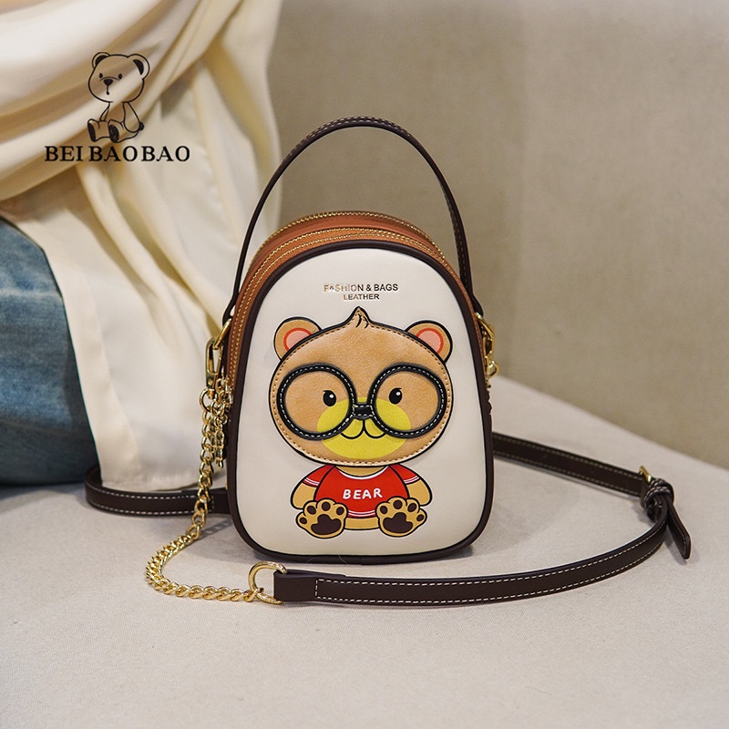 Túi đeo chéo nữ Bill bear Phong cách thời trang mới dễ thương Mini | Shopee Việt Nam