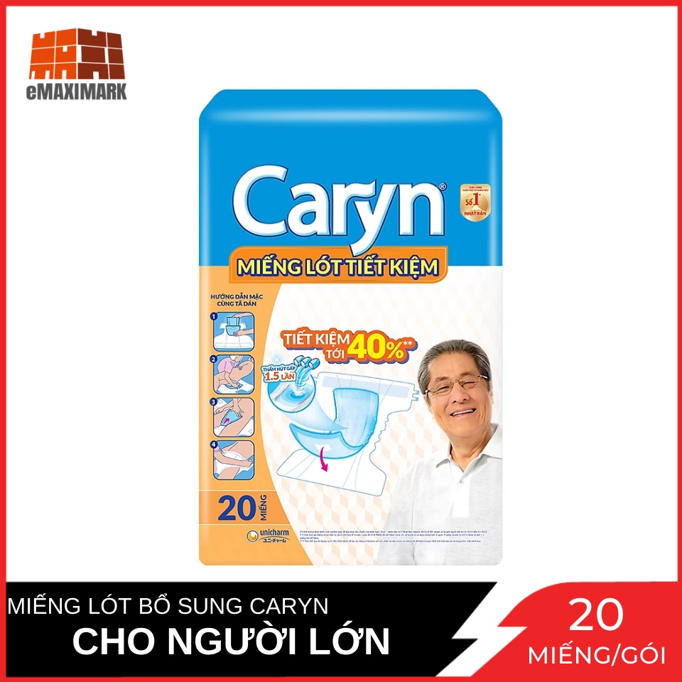 Miếng Lót Bổ Sung Caryn Dành Cho Người Lớn 20M (20 Miếng) | Shopee Việt Nam