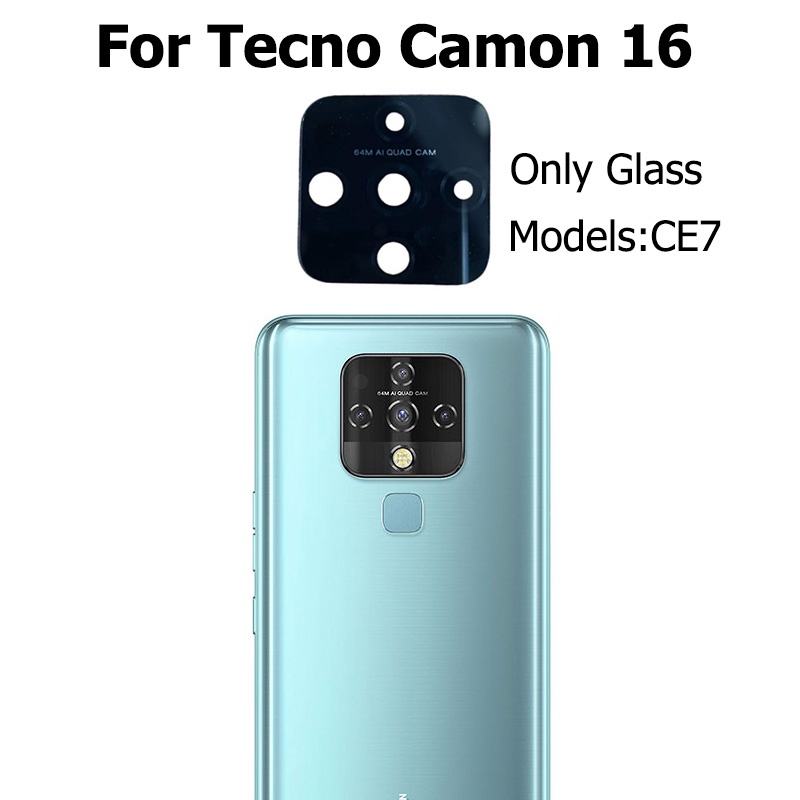 Ống Kính Máy Ảnh Sau Tecno Camon 16 CE7 Kèm Miếng Dán Thay Thế | Shopee ...
