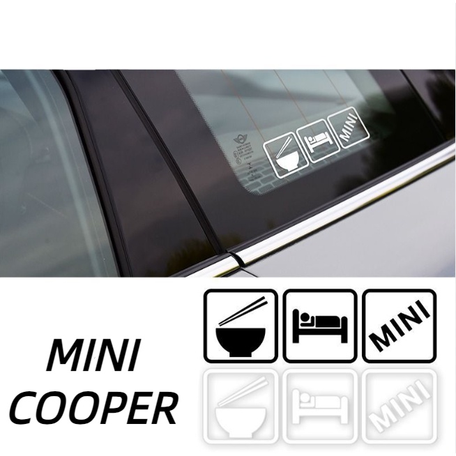 Mini Cooper window sticker COUNTRYMAN CABRIO Paceman JCW CLUBMAN F54 ...