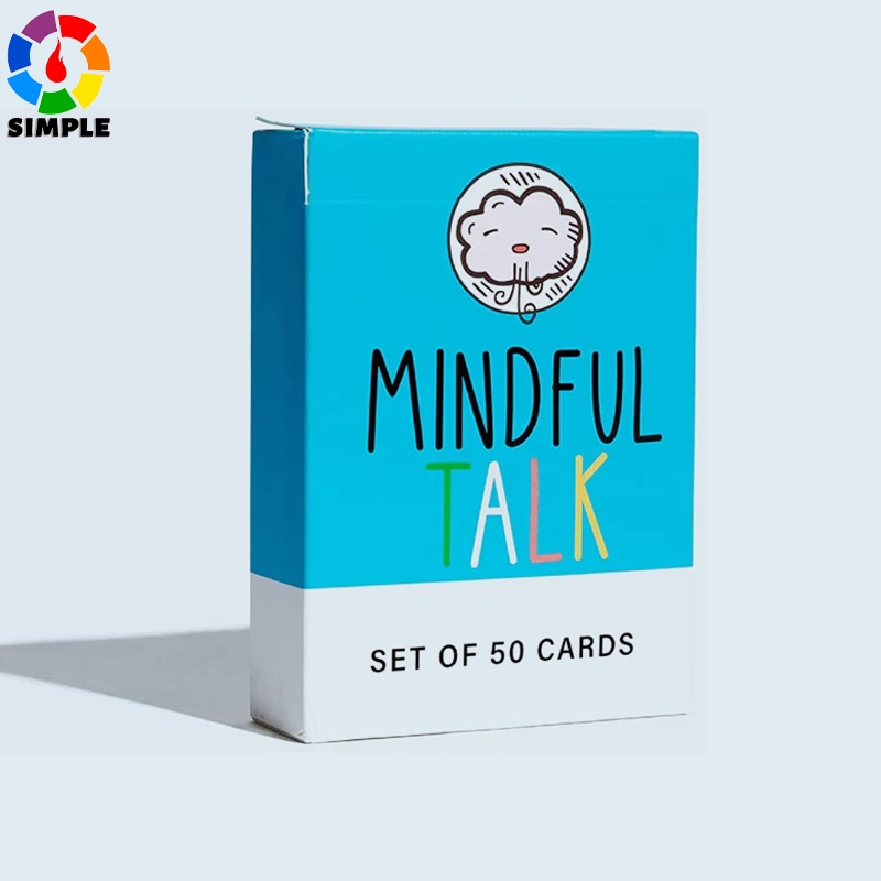 The School of Mindfulness- Mindful Talk Cards, Set of 50 Cards for ...