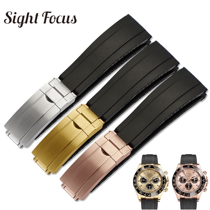 20mm Watch Bands for Diving Watch Daytona Yacht Master Submariner Brush ...