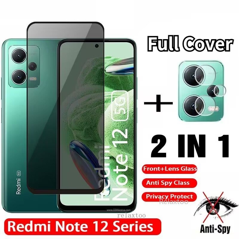 Kính Cường Lực Chống Nhìn Trộm Cho Redmi Note 12 Pro Plus Pro + Turbo 12Pro + 12 Turbo 12S 12Pro ...
