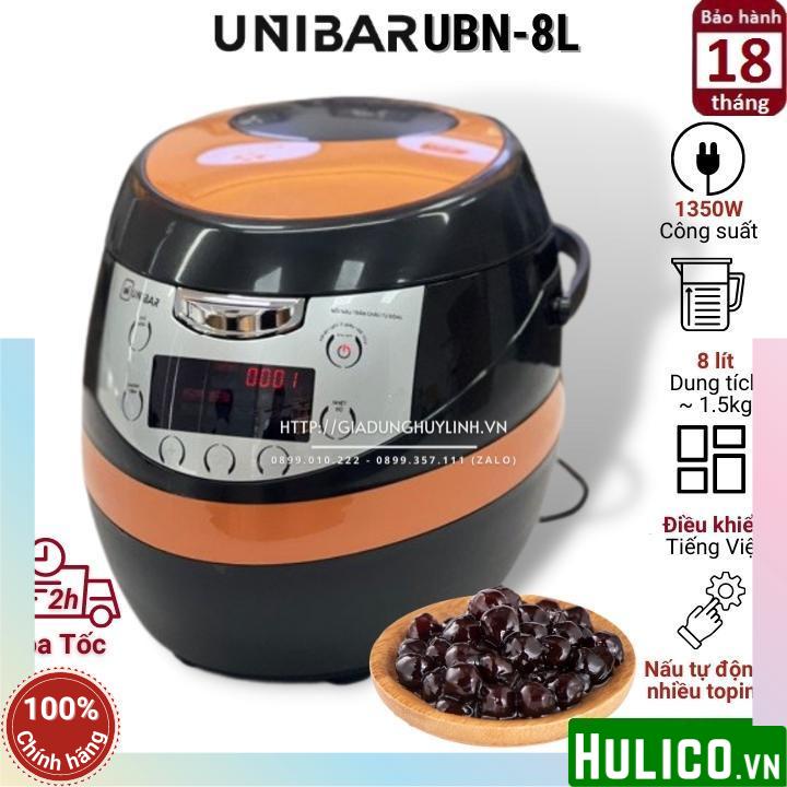 Nồi nấu trân châu tự động đa năng Unibar UBN-8L - 8 lít (1.5 kg trân ...