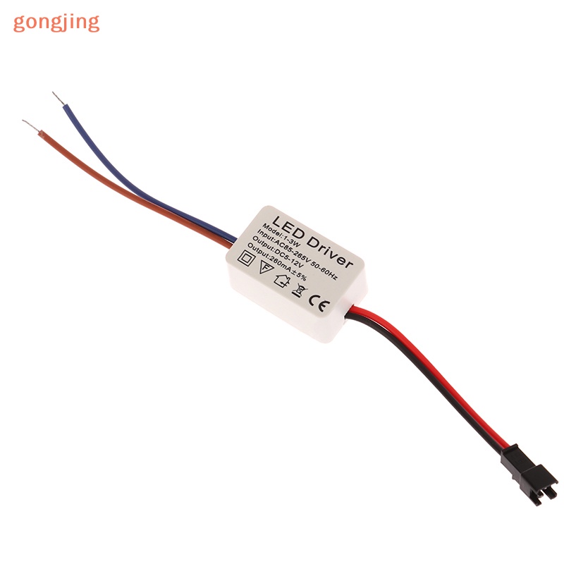 Go 1pc led driver 260ma 1-3w led power supply adapt ac 85v-265v to dc 5 ...