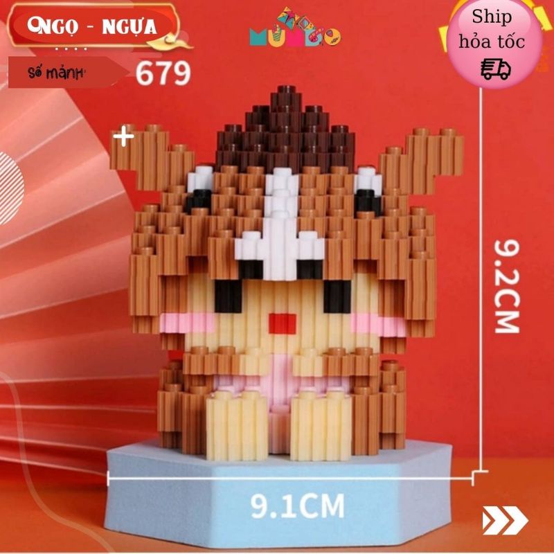 1 Lego Mô HÌnh Lắp Ráp 3D Mini 12 Con Giáp | Shopee Việt Nam
