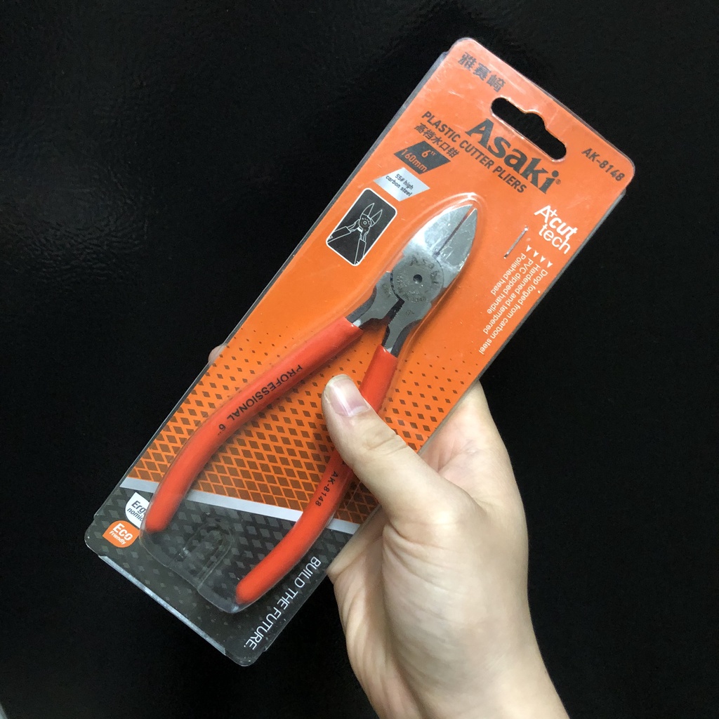 Kìm cắt [CHÍNH HÃNG] Asaki JAPAN AK-8148 160mm, AK-8147 135mm kềm cắt ...