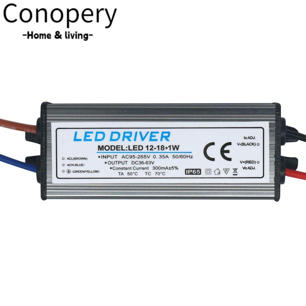 Conopery Driver LED chống nước 1-3w 4-7w 8-12w 12-18w 18-25w 25-36w ...