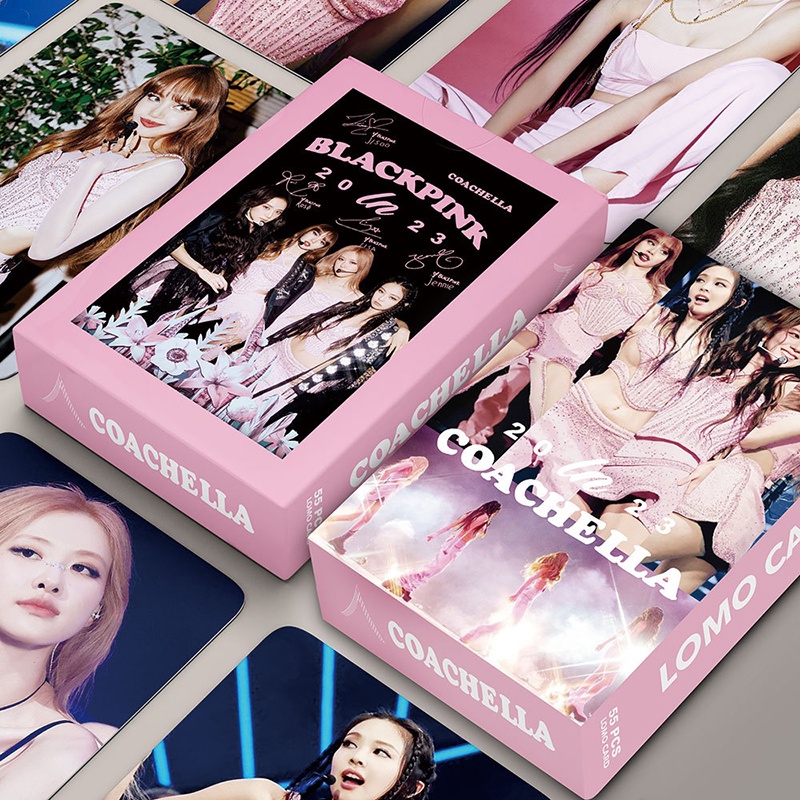 Blackpink 55 Chiếc BLACK PINK Album COACHELLA Lomo Card Kpop Photocards ...