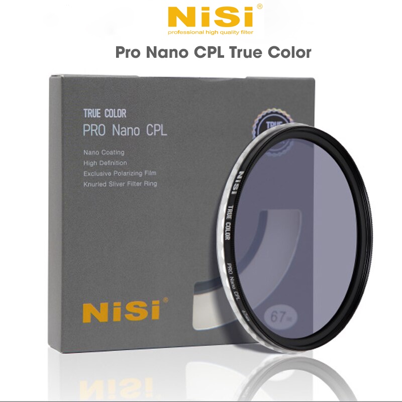 Kính lọc tròn Filter CPL NiSi True Color Chống phản xạ 82mm ...