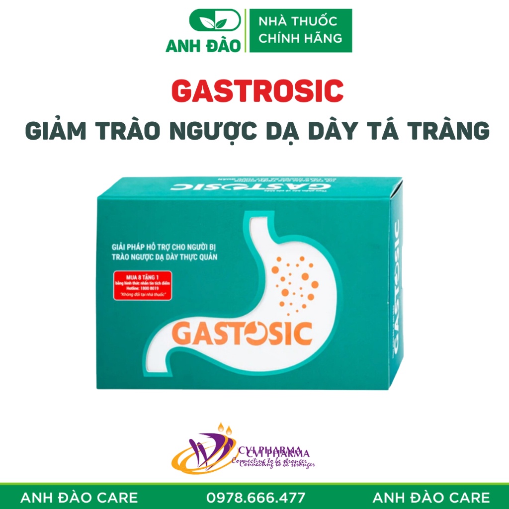 Gastosic – Viên Uống Hỗ Trợ Trào Ngược Dạ Dày hộp 30 Viên-CIV- NHÀ ...