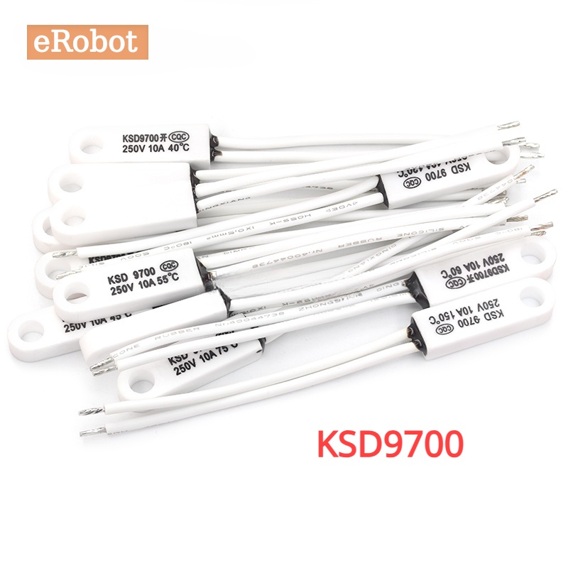 Công Tắc Nhiệt Độ Bằng Gốm Sứ KSD9700 250V 10A 40-150 Độ 250V | Shopee Việt Nam