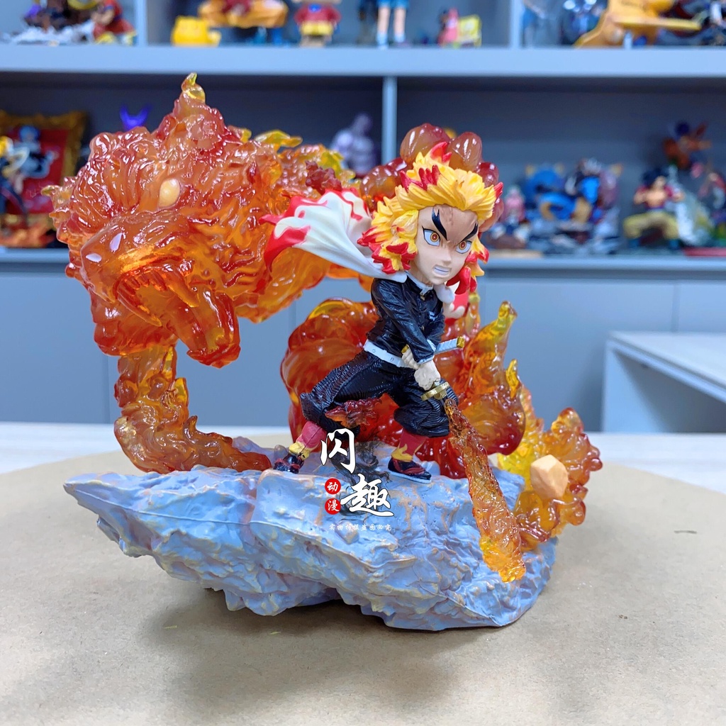 Mô hình chibi rengoku Diệt Quỷ Kimetsu No Yaiba siêu nét | Shopee Việt Nam