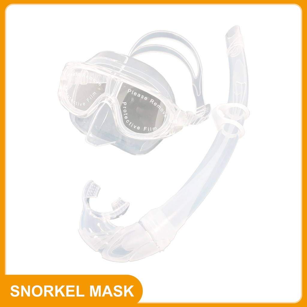 Free diving diving mirror full wet snorkel anti-fog silicone suit ...