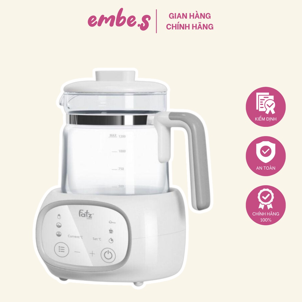 (Bảo Hành 12 Tháng) Máy Đun Sôi Fatz Baby, Hâm Nước Pha Sữa Điều Chỉnh ...