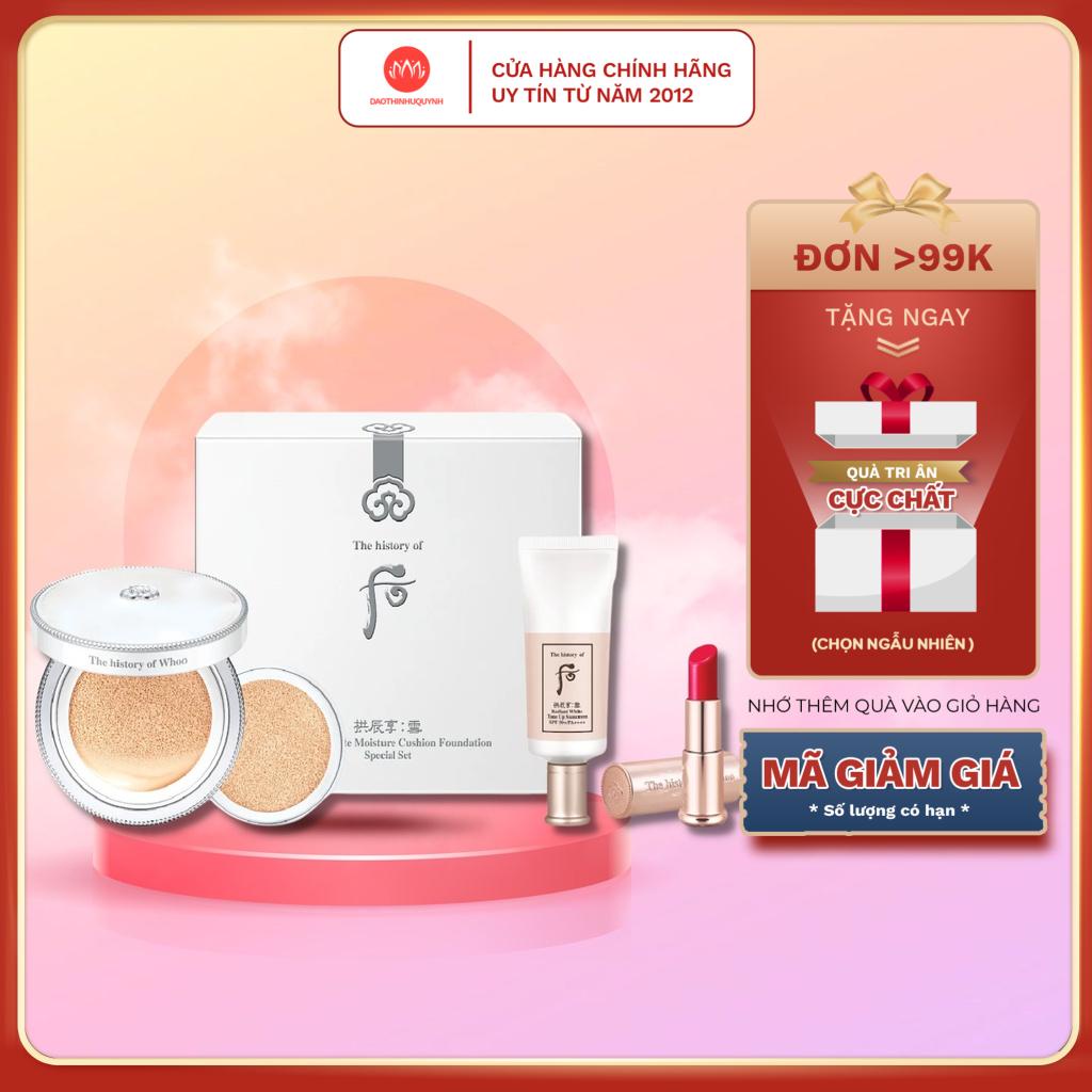 Set Phấn Nước Whoo Seol Radiant White Tone Up Sun Cushion Special Dưỡng ...
