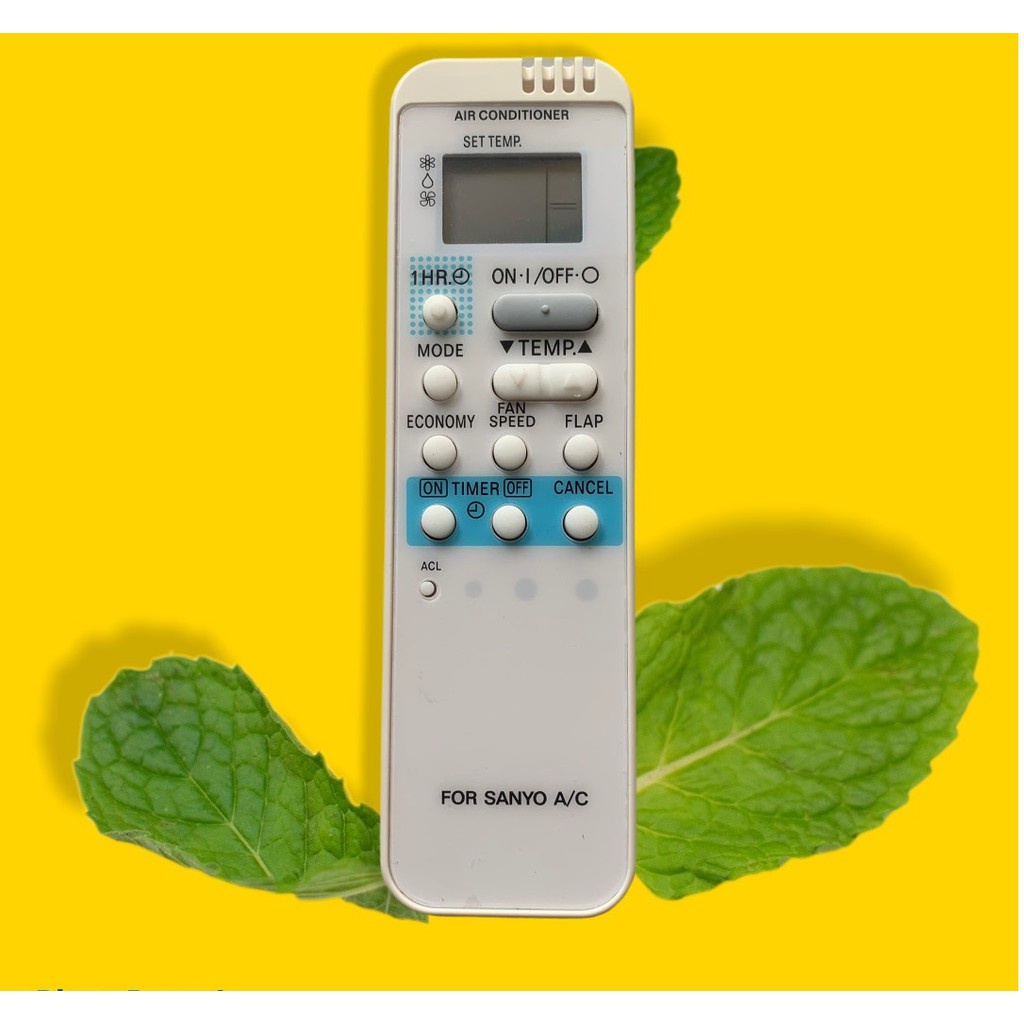 Điều Khiển điều Hòa Sanyo 1 Chiều Remote Máy Lạnh Sanyo 1 Ngựa Hàng Mới Loại Tốt Shopee