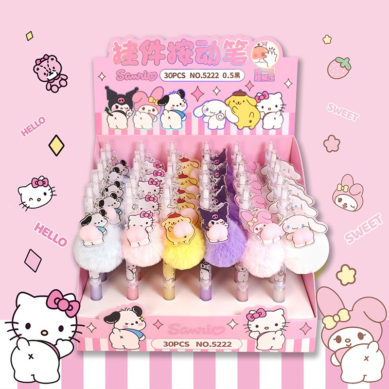 MEOWU Viết Bút Bi Nước Sanrio dây lông hoạt hình Kuromi Melody ...