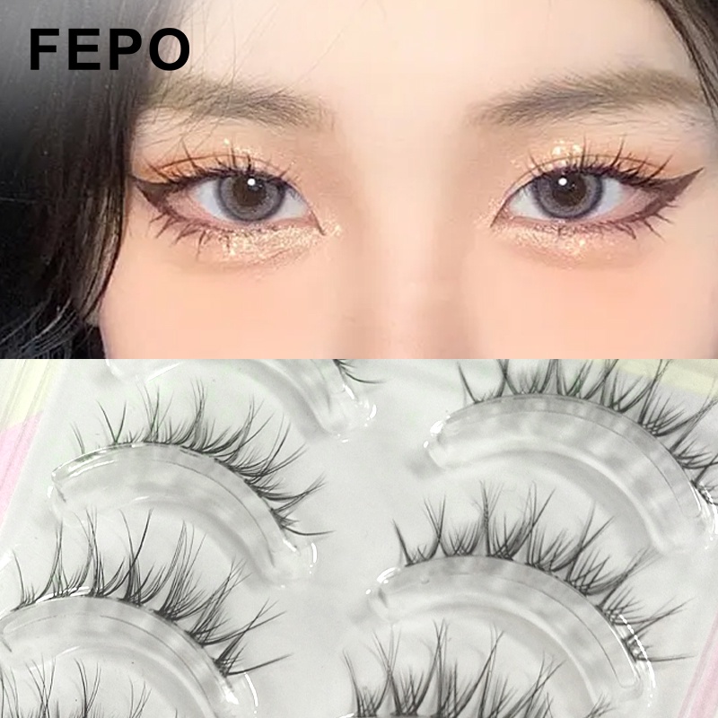 Lông mi giả FEPO dày và dài trang điểm 3D tự nhiên | Shopee Việt Nam