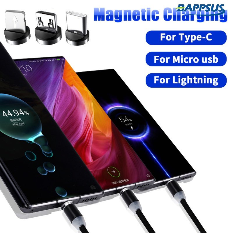 OPPO Dây Cáp Sạc Nhanh USB TYPE C Android Đầu Nam Châm Xoay 360 Độ 6A | Shopee Việt Nam