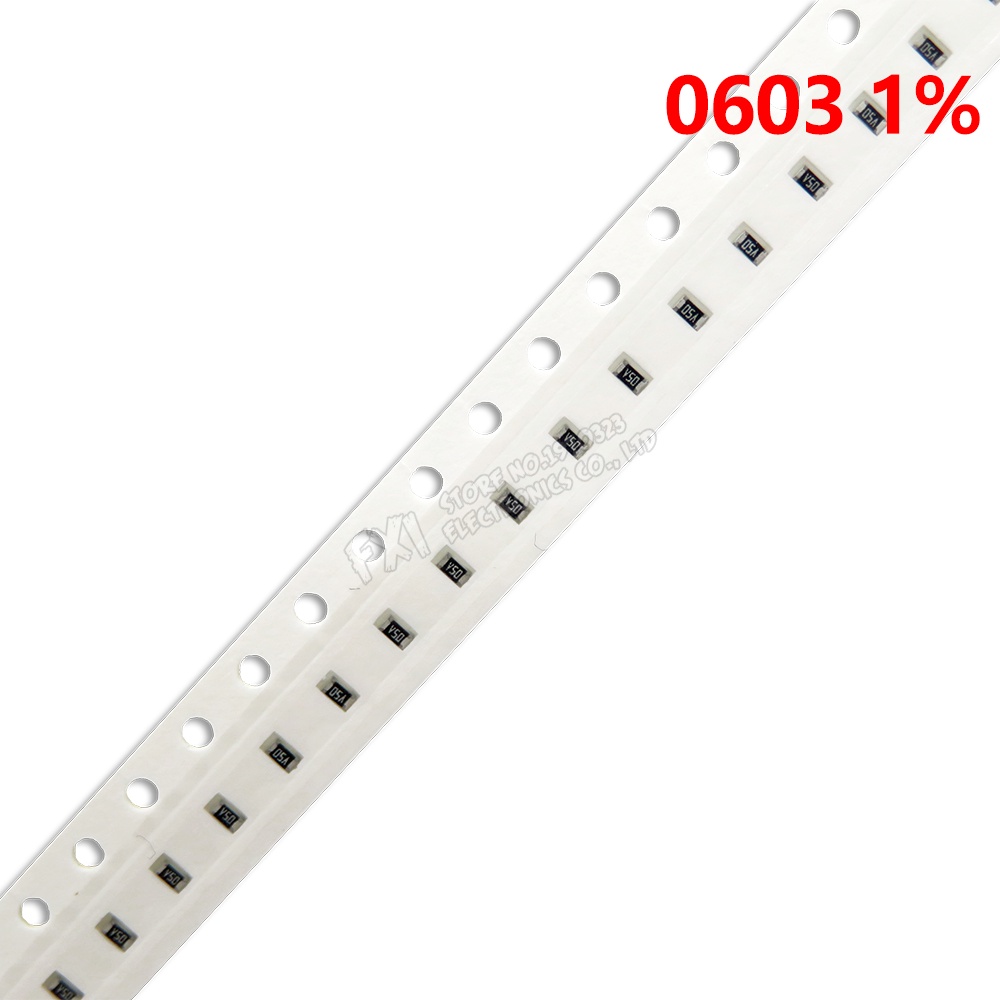 100 Chiếc 1% 0603 Điện Trở SMD 1K ~ 100K 1 / 10W 1K 2K 3K 4.7K 6.2K 7 ...