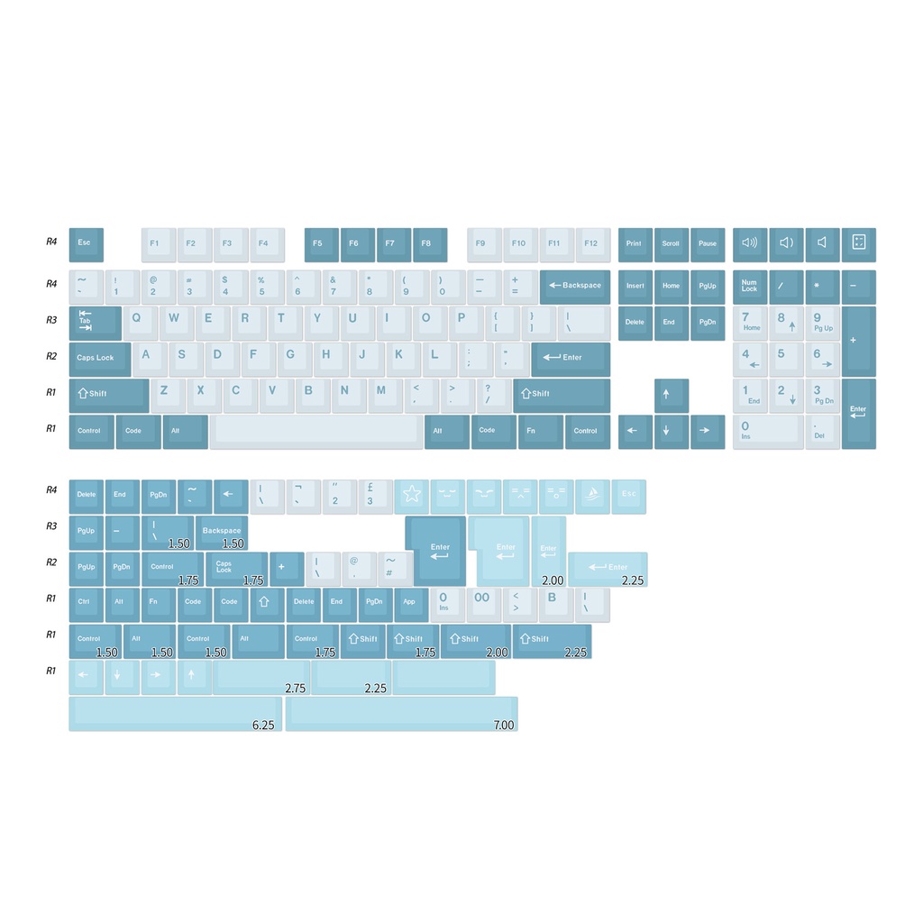 173 Phím GMK Shoko Keycaps Cherry Profile PBT Double Shot Keycap Set ...