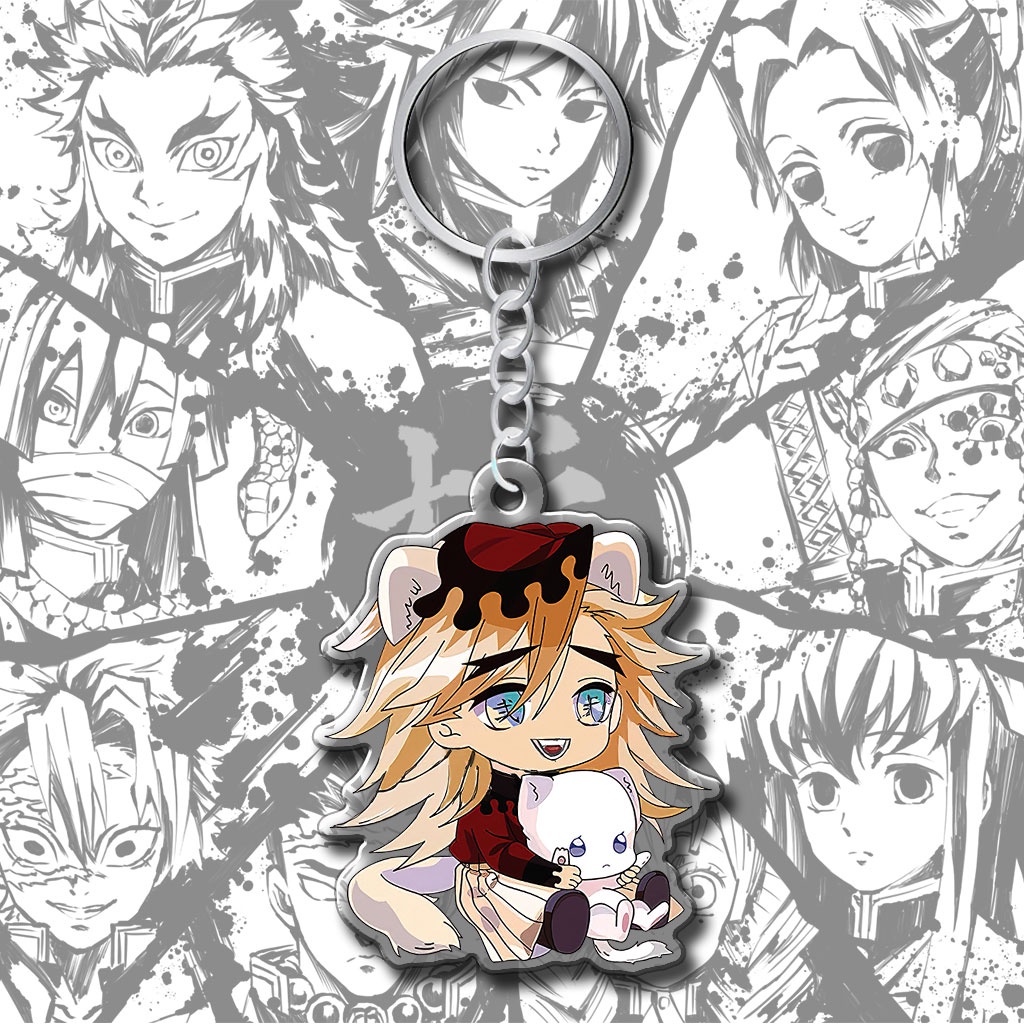 Móc khóa Douma Chibi Kimetsu No Yaiba Anime Manga Quà Tặng Cho Cặp Đôi ...
