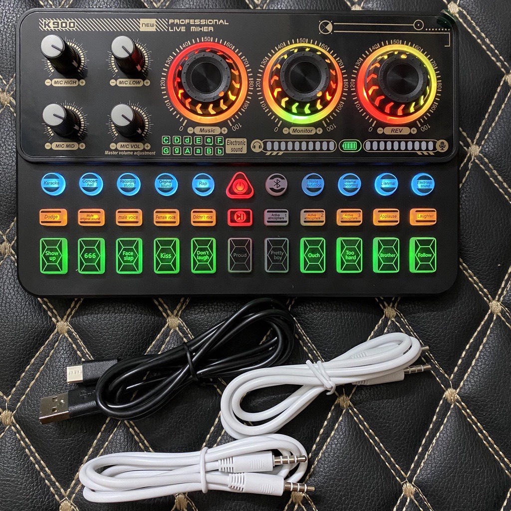 Bộ Sound Card K900 có bluetooth autotune | Shopee Việt Nam