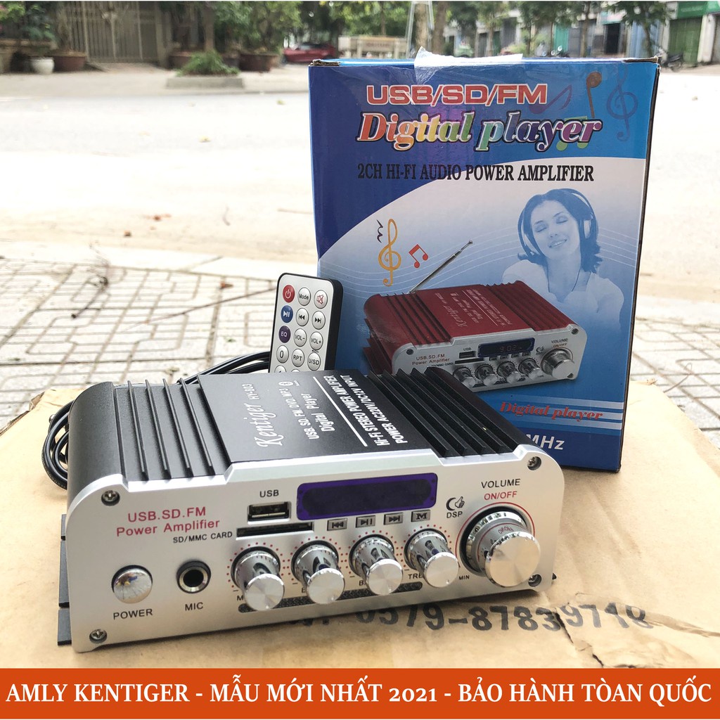Amly Mini Karaoke, Amply Kentiger HY 803 Có Bluetooth 12V-220V Chơi ...