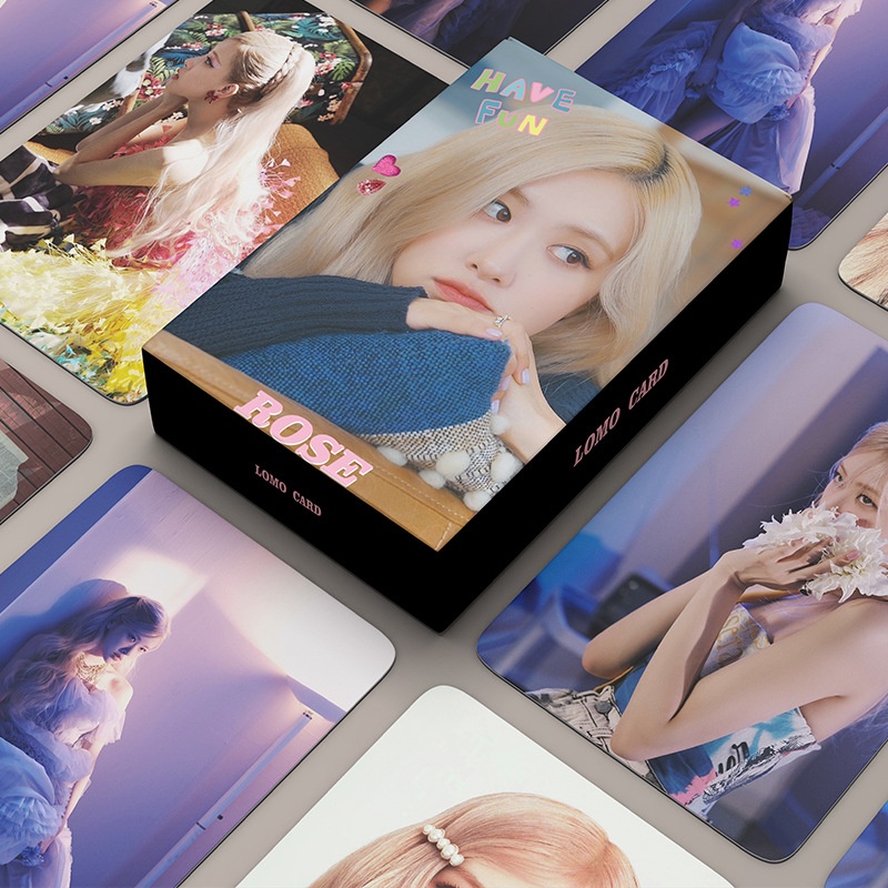 BLACKPINK ROSE LOMO Card Set 55 Tấm Thẻ Ảnh Hình Nhóm Nhạc | Shopee ...
