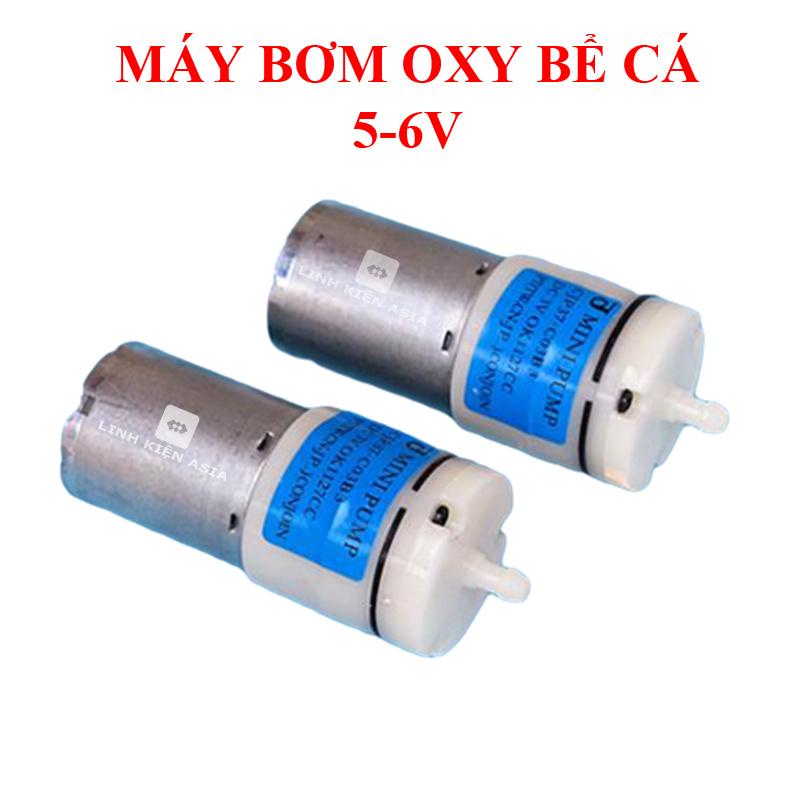 Máy Bơm sủi Oxy Mini 370 5V-6V - máy bơm oxy bể cá, nuôi thủy sản ...