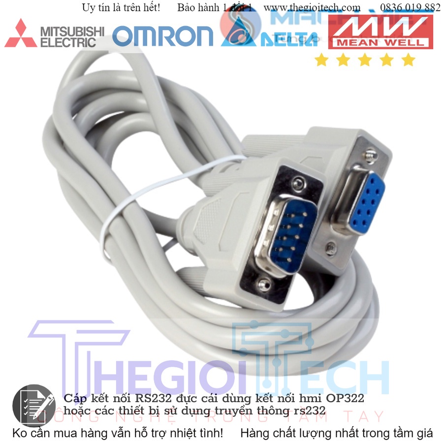 Cáp kết nối HMI OP320-A chuẩn RS232 đầu đực-cái | Shopee Việt Nam