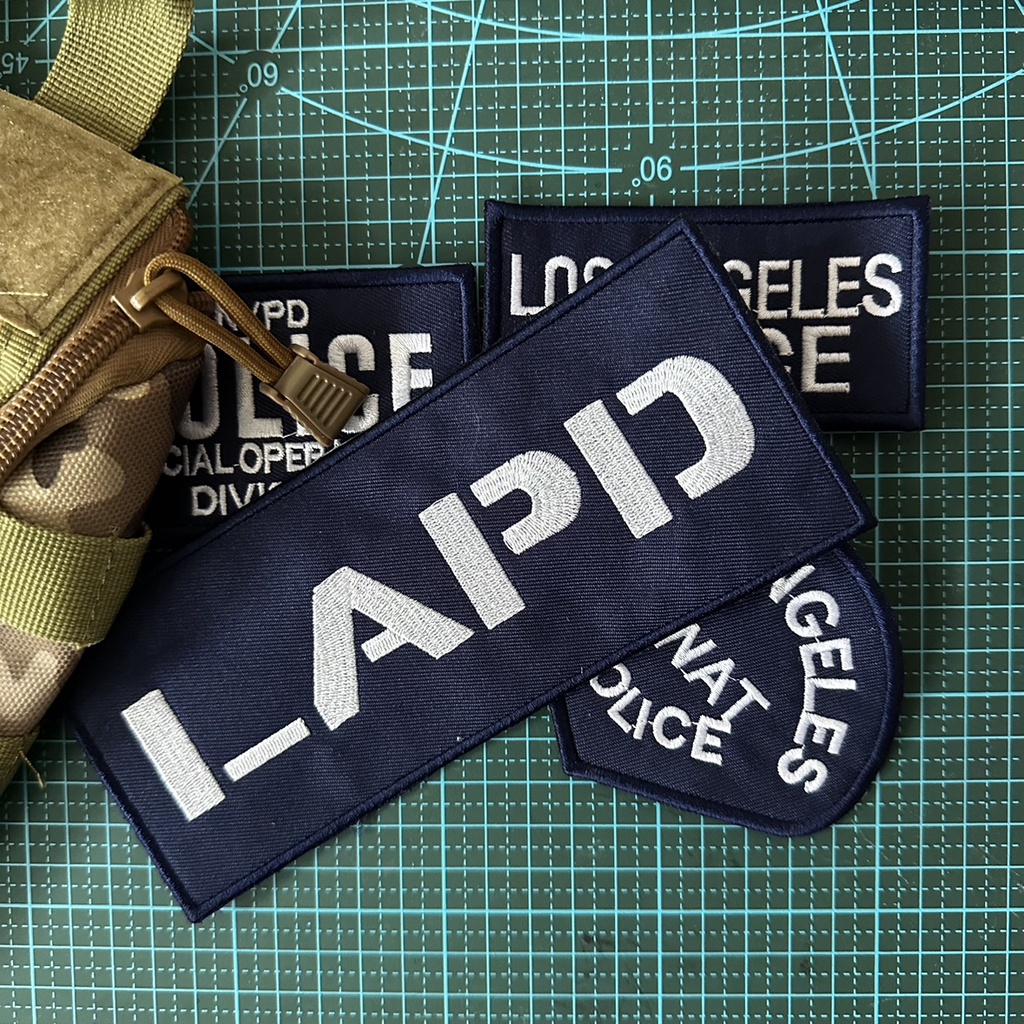 Es tùy chỉnh g nypd los angeles lapd, usa 3d velcro patch / huy hiệu ...